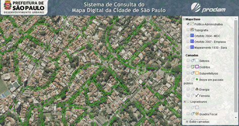 Projeto da Prodam/SMSP mapeia árvores do sistema viário de São Paulo ...